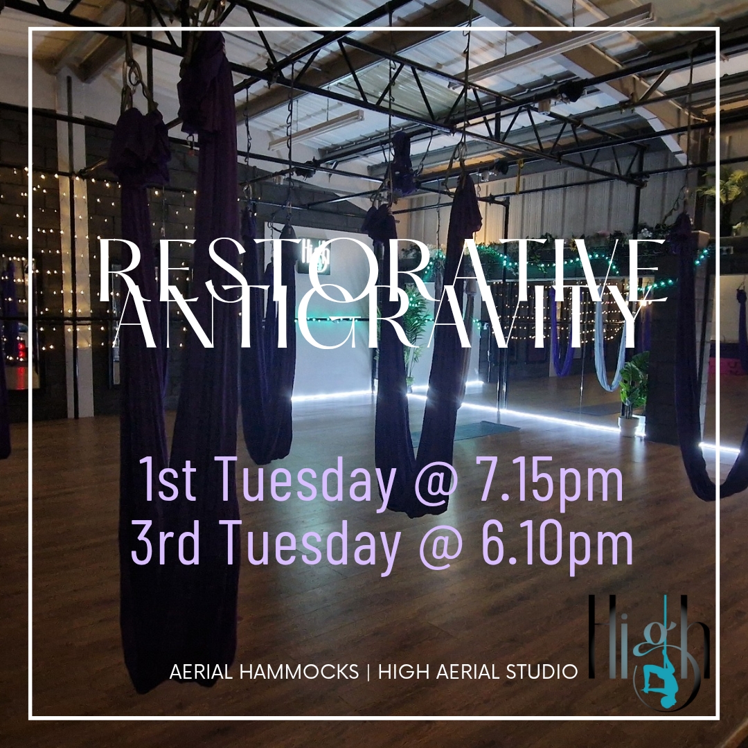 Restorative Aerial Yoga – FlighFit